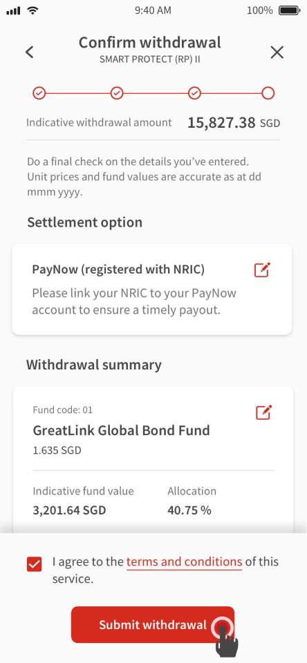 Withdraw Funds from Investment-linked Plan | Investment-linked Policies | Great Eastern Singapore